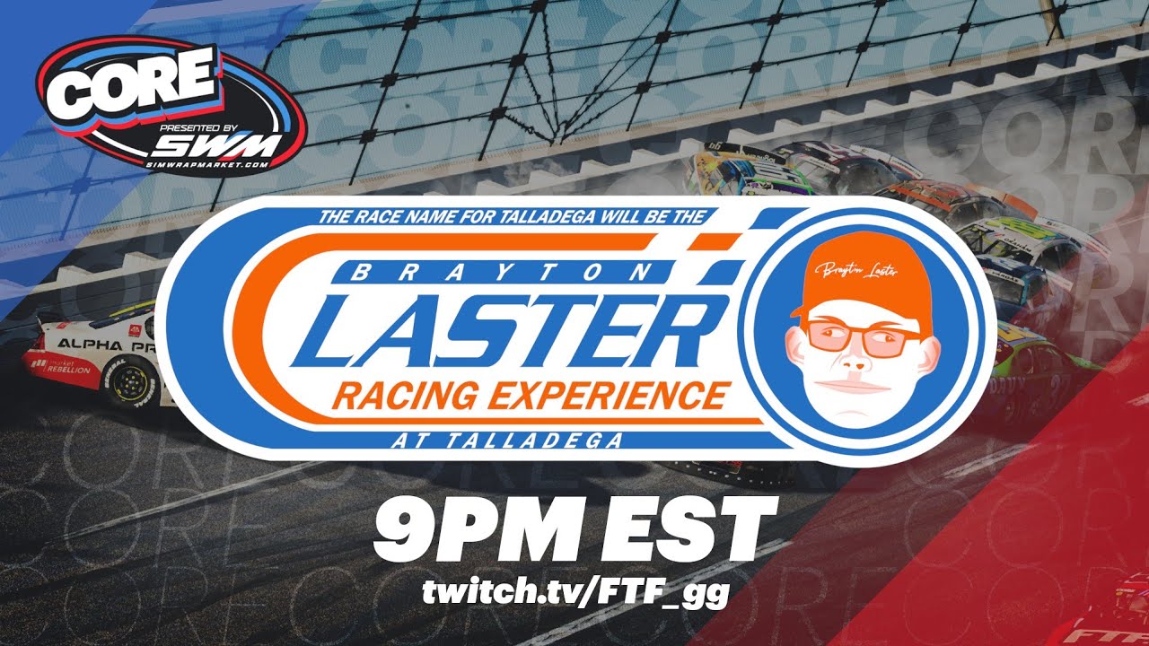 IRACING - CORE LEAGUE AT TALLADEGA TWIN 40'S - YouTube