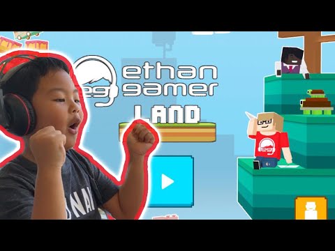LET'S TRY NEW ETHAN GAMER LAND APP! - YouTube