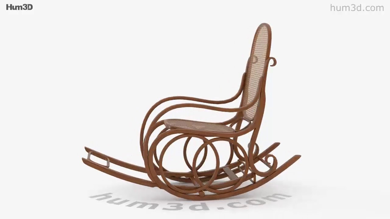 Rocking chair 3D model by 3DModels.org - YouTube