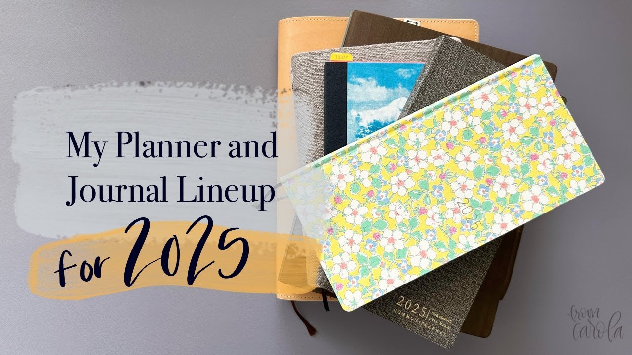 My 2025 Planner and Journal Lineup Reveal | PLOTTER, Hobonichi ...