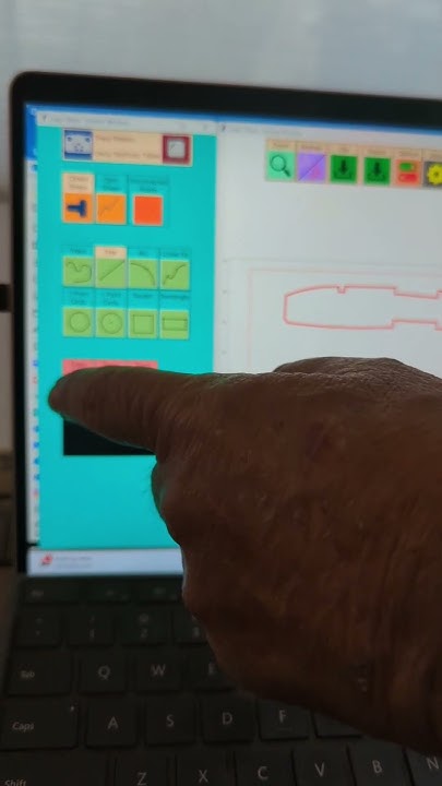 Logic Trace System Trace a paper pattern using the cursor buttons for software commands - YouTube