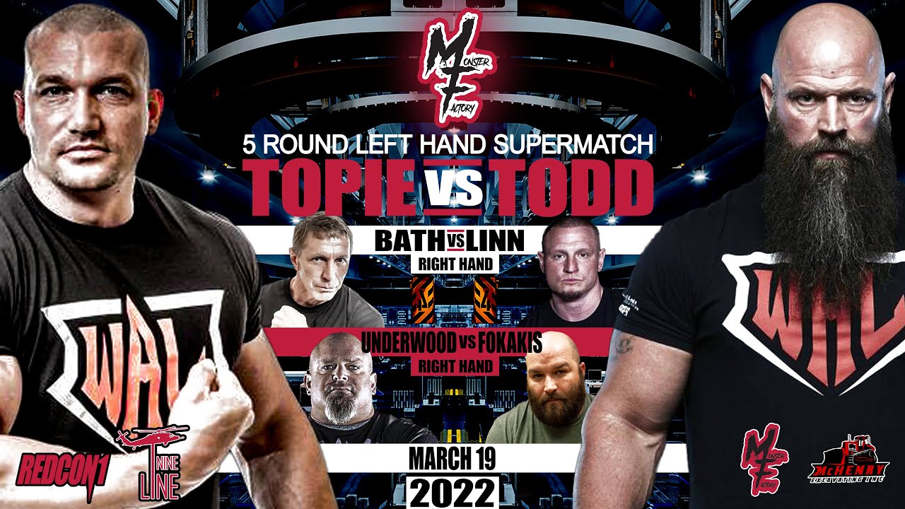 MONSTER FACTORY ARMWRESTLING! *Robbie Topie vs Michael Todd - YouTube