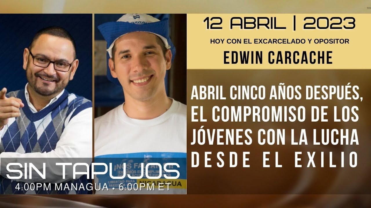CAFE CON VOZ/ Luis Galeano con Edwin Carcache/ 12 de Abril 2023 - YouTube