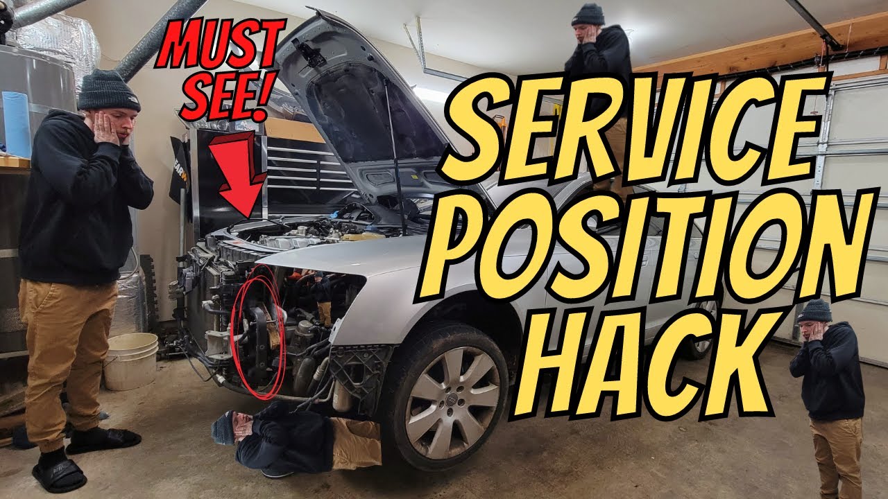 Audi A6 C6 Service Position | Must See Hack! - YouTube