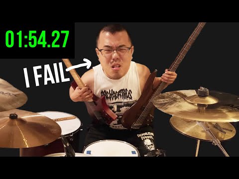 I Write, Record, and Mix a Goregrind Song in 30 Minutes (speedrun)