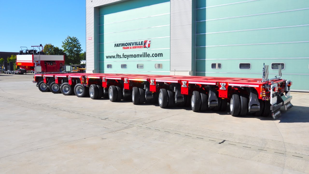 Faymonville - ModulMAX with 450t axle load (4+6 axles, G-Modul w/ V-40 ...