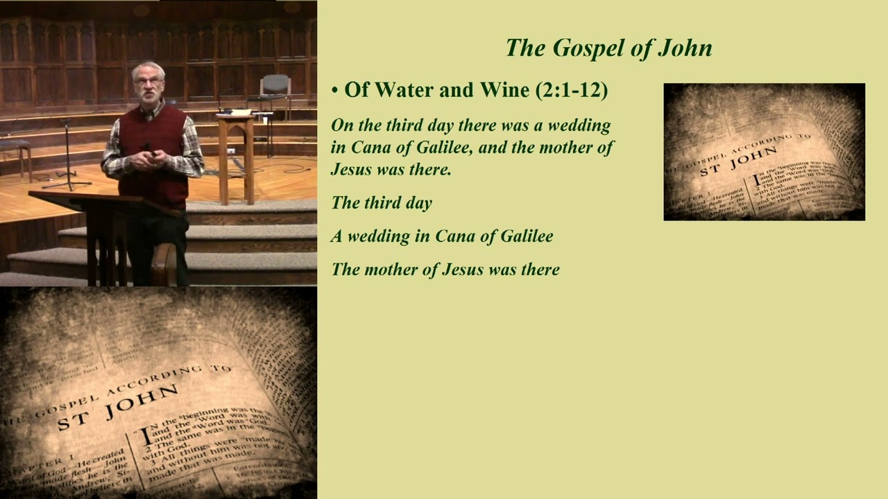 6. Of Water and Wine (John 2:1-12, 10/31/2022) - John 2:1-12, 10 ...