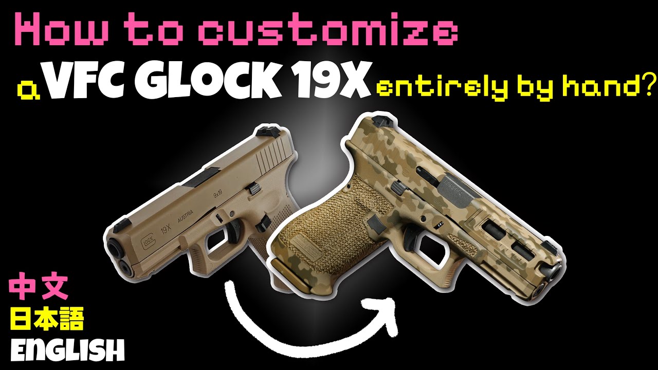 Create Your Own Tactical Masterpiece of VFC Glock 19X Airsoft Pistol ...