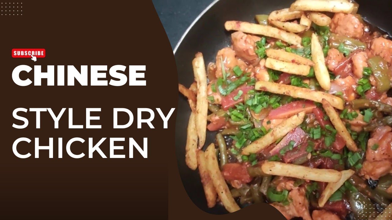 Chinese style dry chicken | Dry chicken | Nazima's Kitchen - YouTube