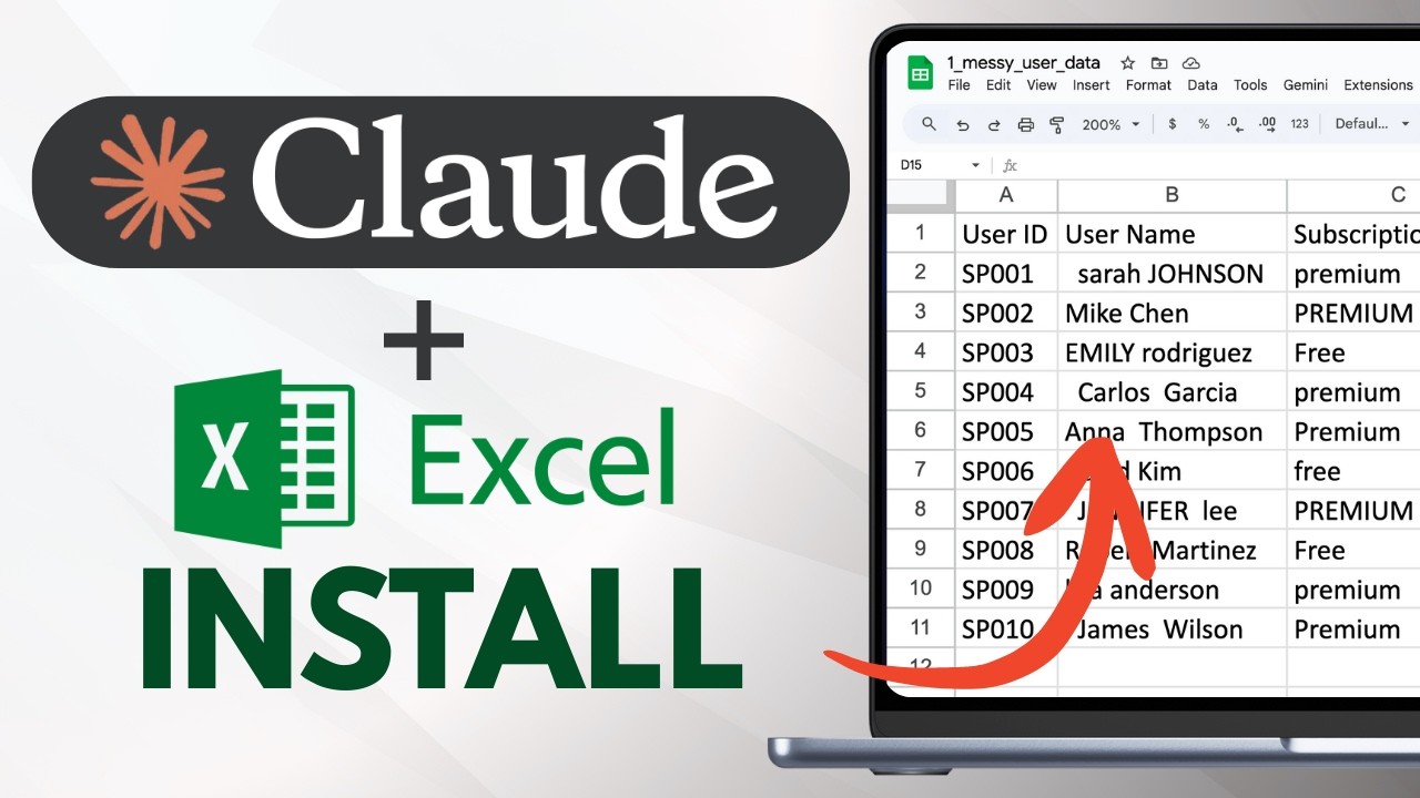 How To Install Claude in Excel | Complete Setup Guide - YouTube