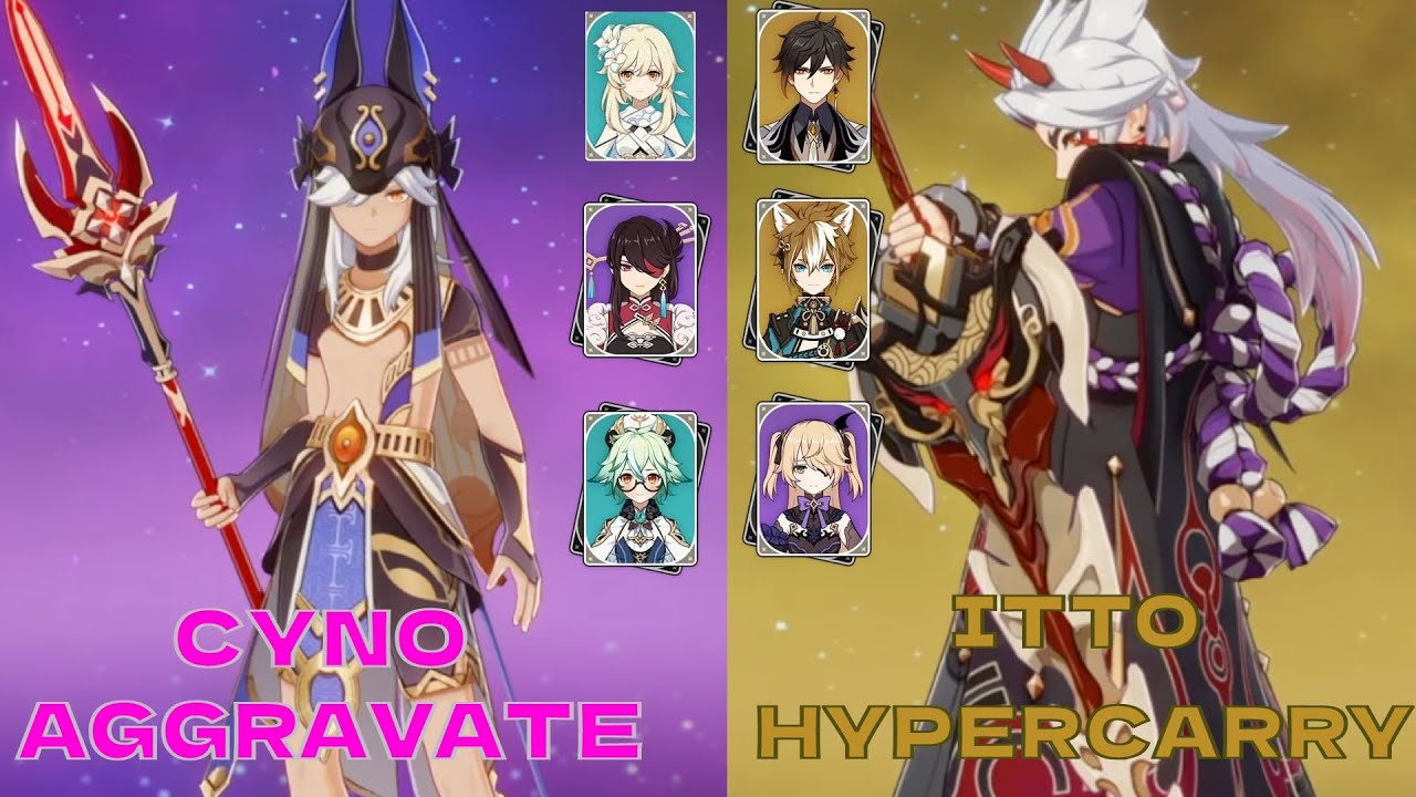 Spiral Abyss floor 12 - Patch 3.1 - Cyno C1 Aggravate and Itto ...