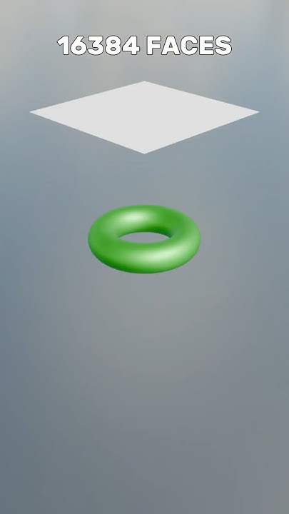 Satisfying Physics Simulation: Torus & Cloth in 4K | ASMR Relaxing Visuals - YouTube