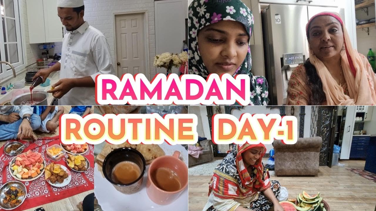 Ramadan ki Pehli sehri se Iftari tak ki Routine🤗Ramadan Day-1|pehle din ...