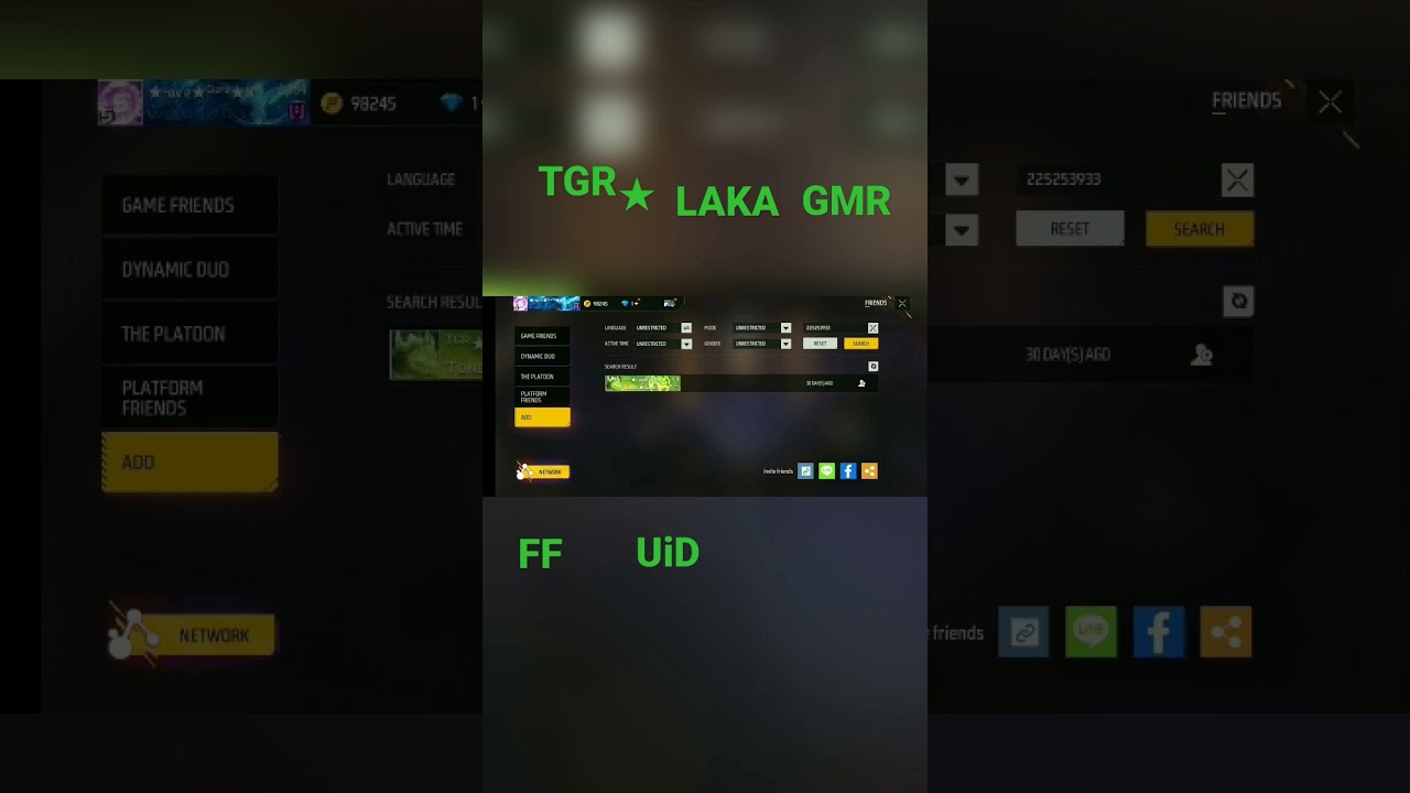 TGR★LAKA #GMR #UID VIRAL #SHORT ? - YouTube