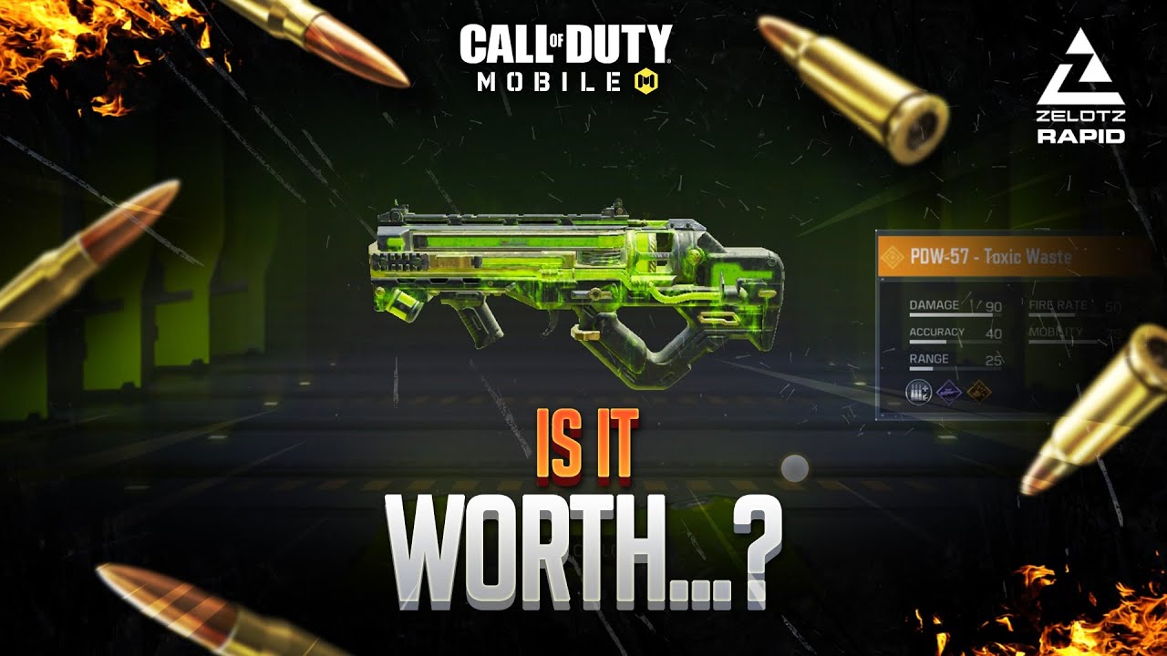 Toxic Waste Legendary Gun PDW Draw | Call of Duty Mobile - YouTube