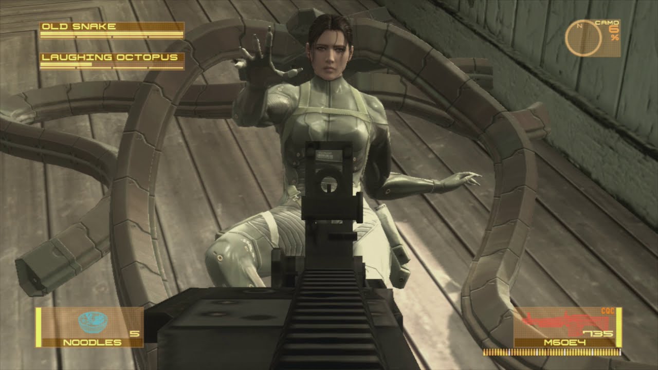 Laughing Octopus Phasing as Naomi - Metal Gear Solid 4 - YouTube