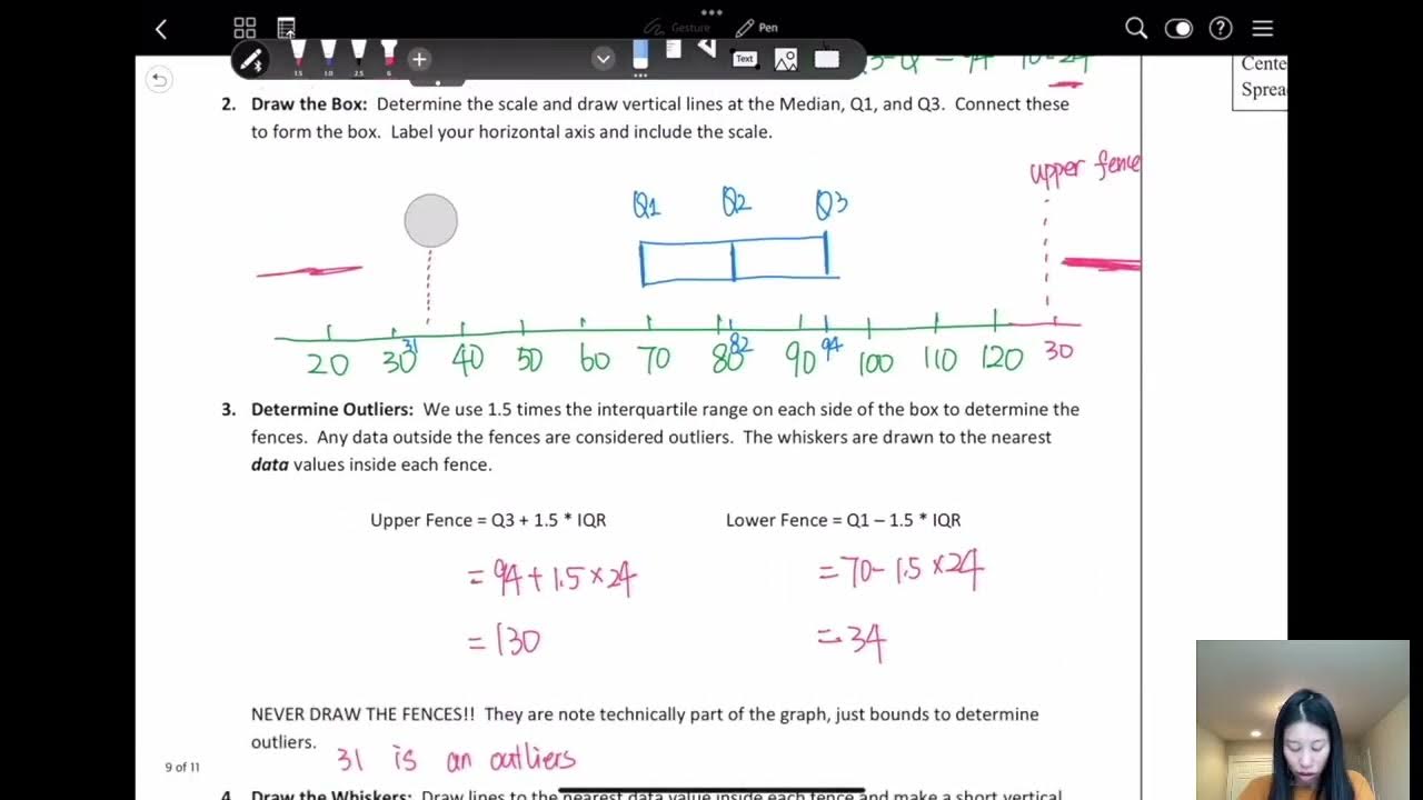 MATH 146 Statistics 2.6 Boxplot - YouTube