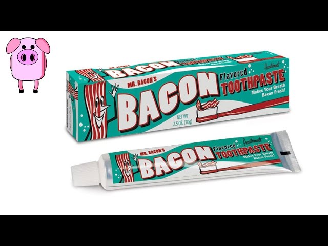 Bacon Flavored Toothpaste GIF Yummy Bacon Toothpaste Animated GIF On