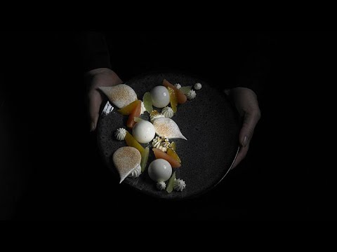 Sphère aux agrumes, crème de mascarpone à la vanille - YouTube