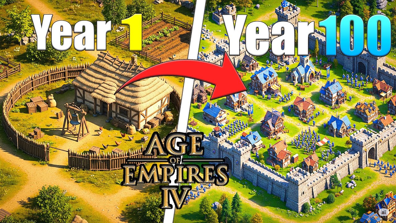 I Spent 100 Years to Create the Perfect Empire | Age Of Empire IV ...