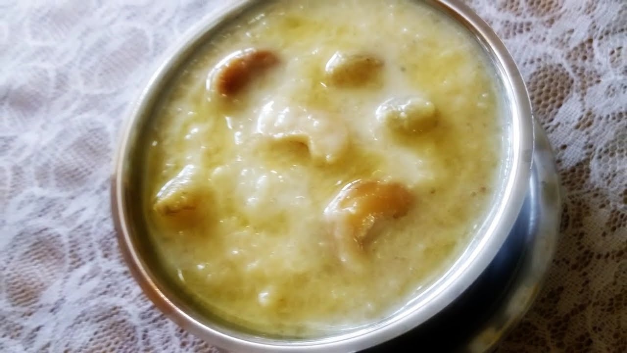 Godhi huggi/broken wheat kheer / Godhi kuttida payasa: - YouTube