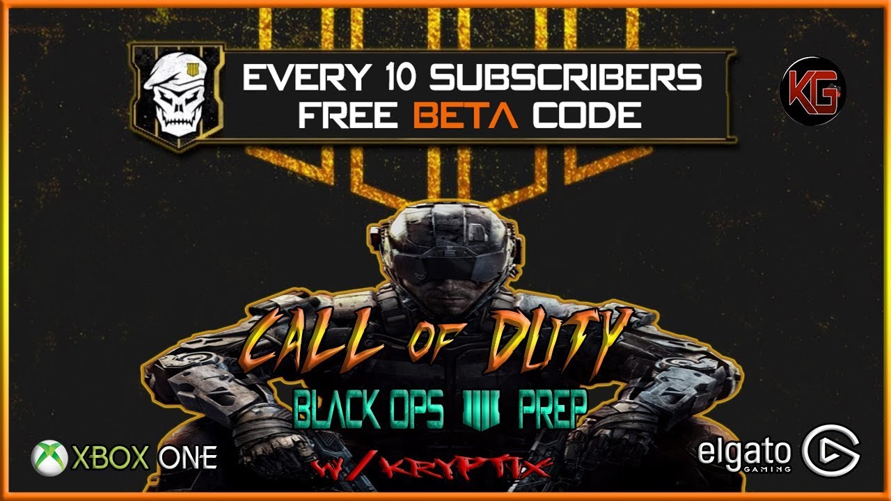 🔴 LIVE STREAM⚡BLACK OPS III MP ⚡BO4 BETA CODE GIVEAWAY ⚡ XBOX ONE ⚡ w ...