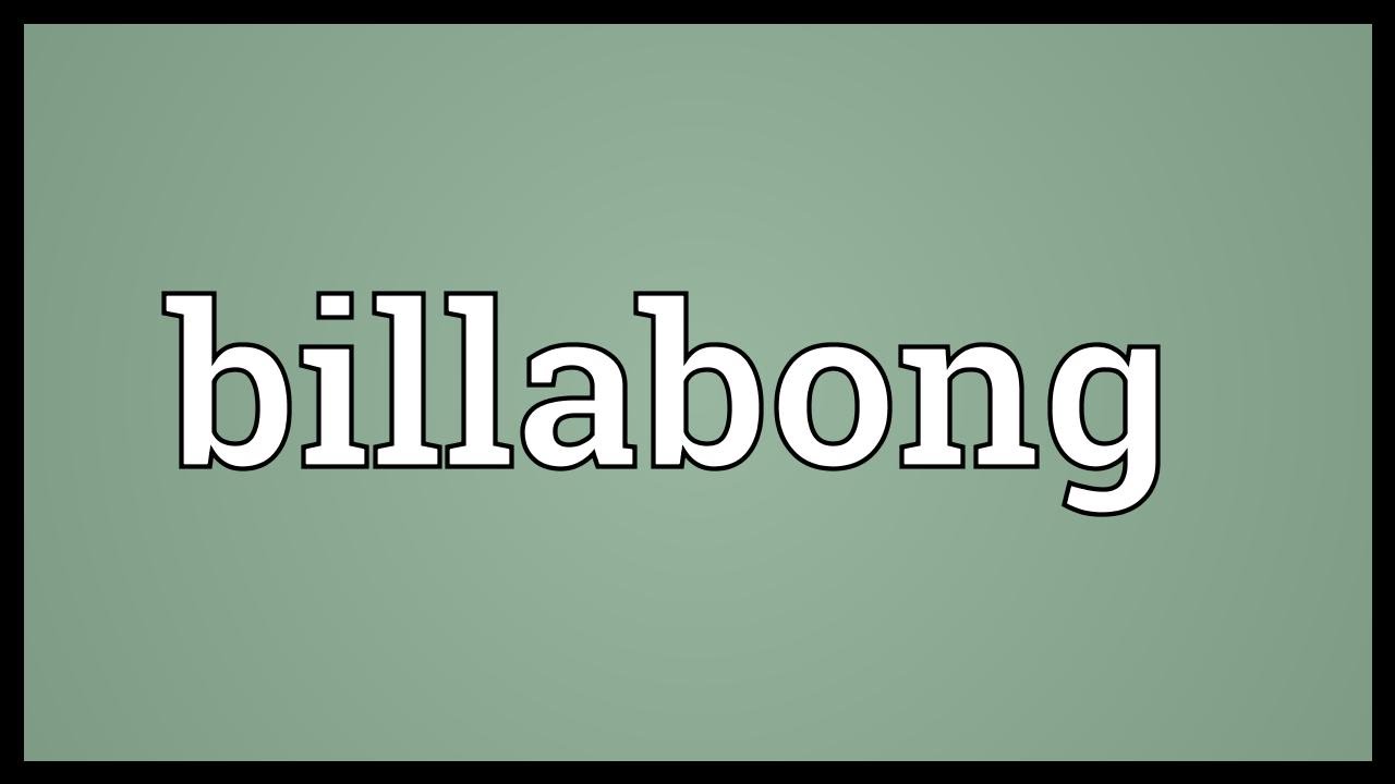 Billabong Meaning YouTube