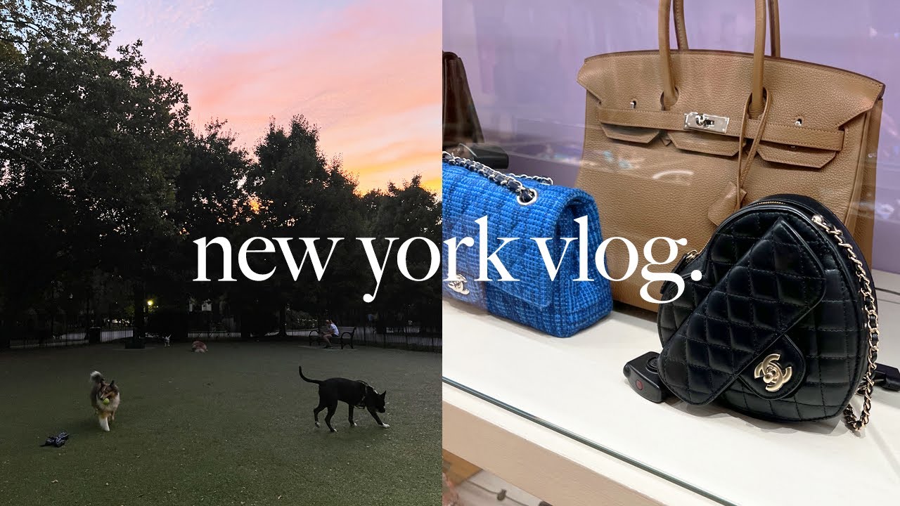 Ny Vlog 샤넬 봄 컬렉션부터 빈티지까지 럭셔리 빈티지 쇼핑해요 자라 쇼핑 미국 마트 트레이더 조스 And 뉴욕 물가