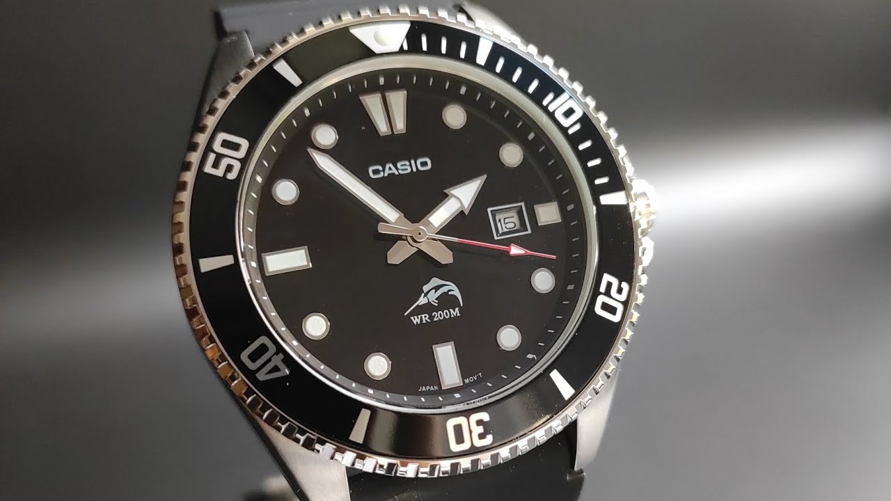 Часы Casio Duro 200 MDV106-1A Марлин Marlin - YouTube