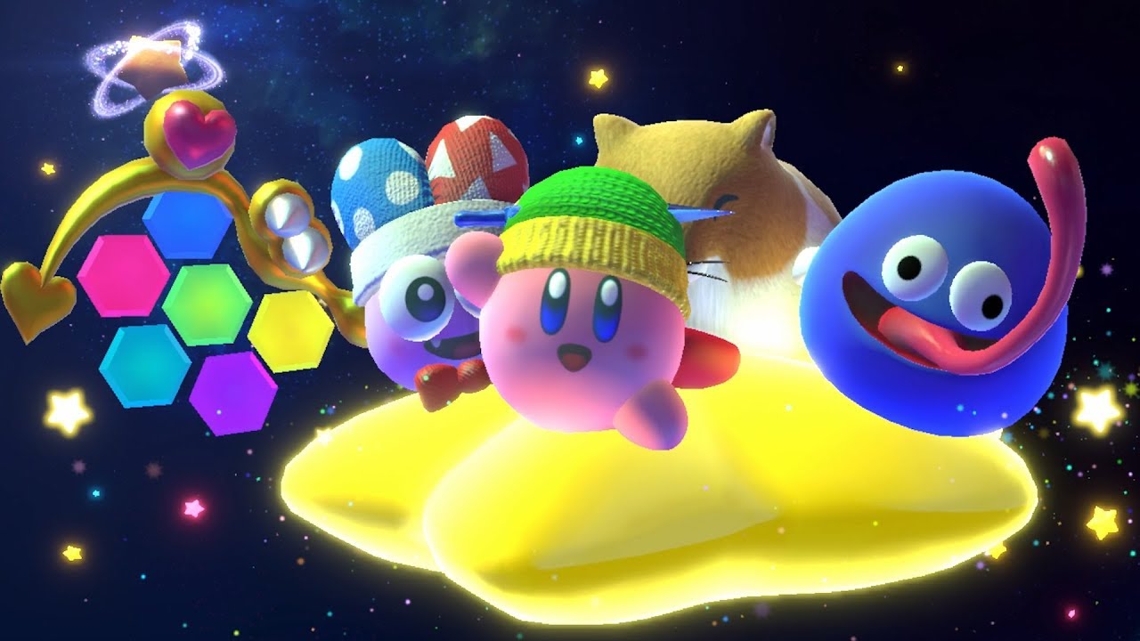 Kirby Star Allies - Final Boss w/New friends (Gooey, Marx, Rick, Coo ...