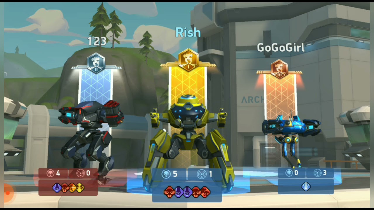Rish and blazer10 can't stop getting MVP ll mech arena : robot showdown ...