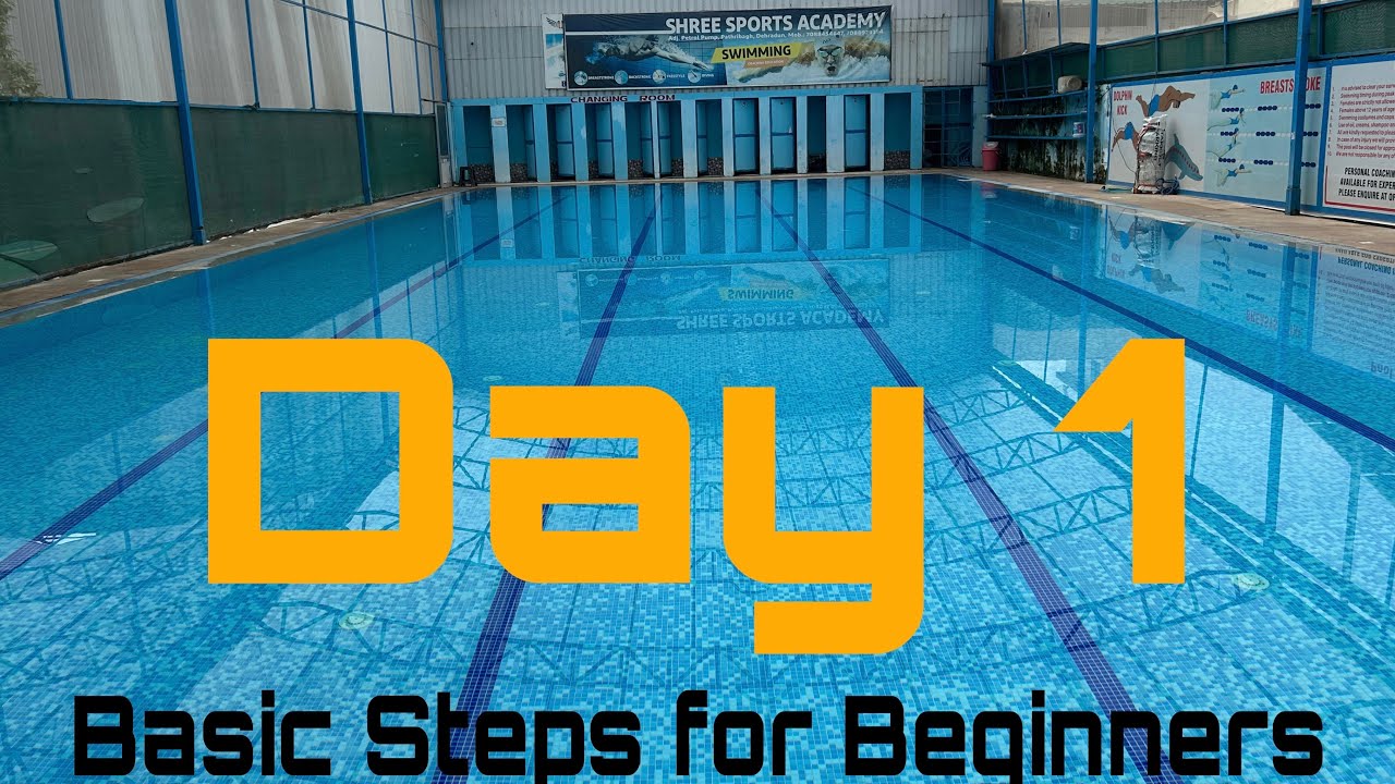 What to do on the first day of going swimming || Basic swimming steps ...