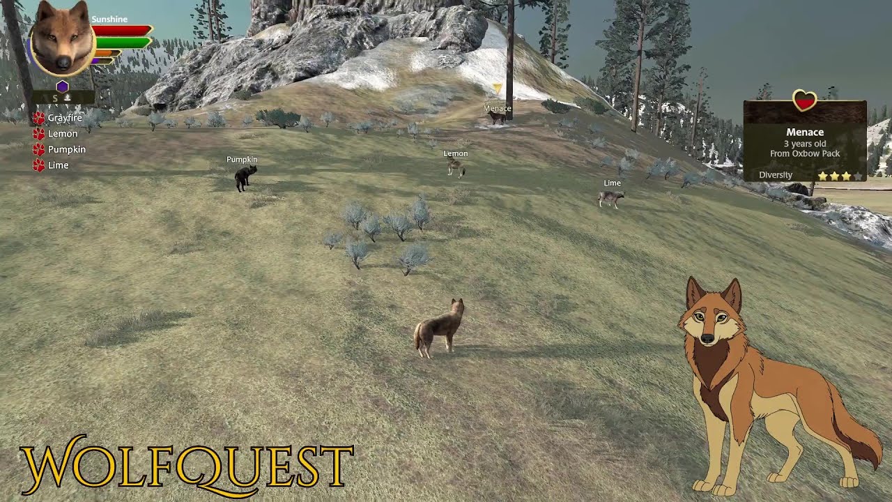 WolfQuest - Sunshine's Pack - Episode 1 - YouTube