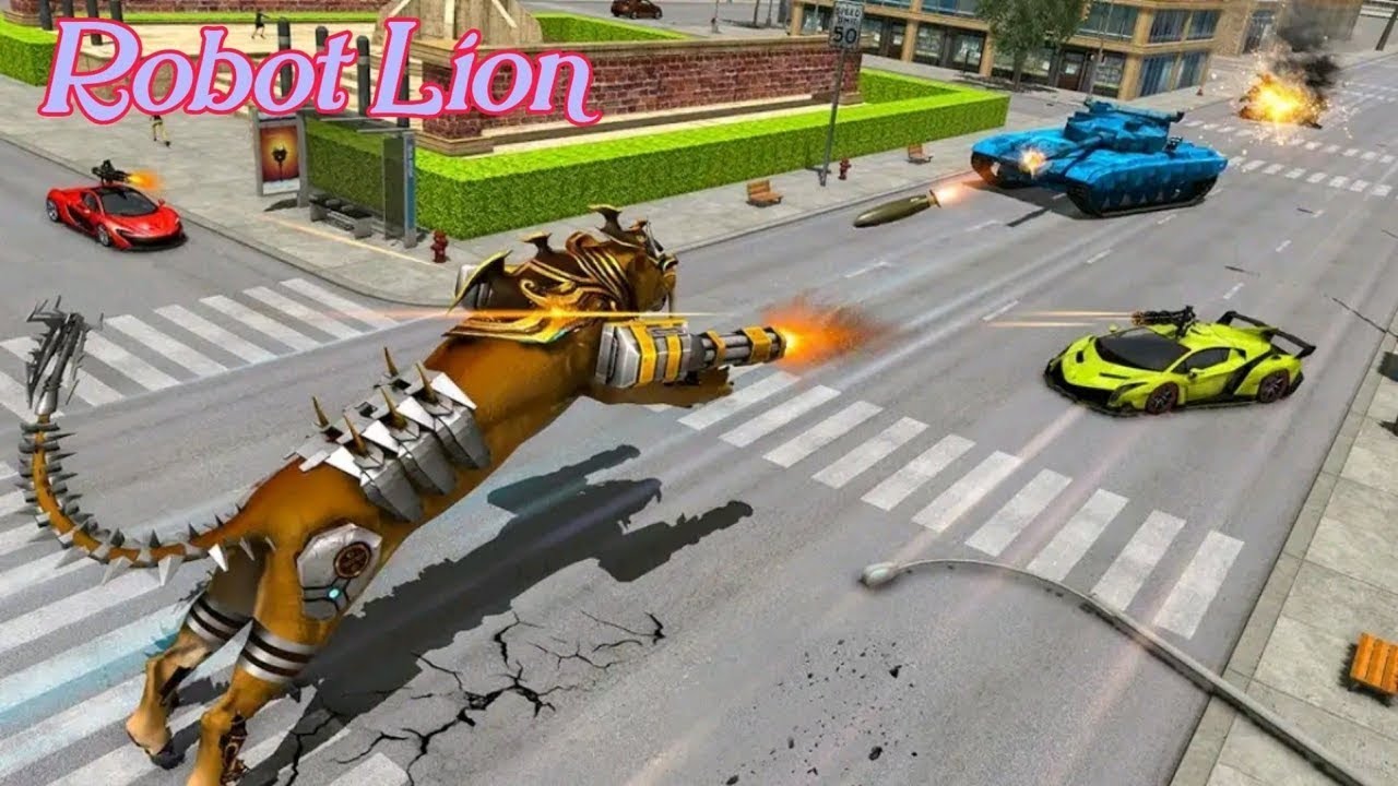 Real robot Transform Lion War : Multiple Robot Transformation Games ...