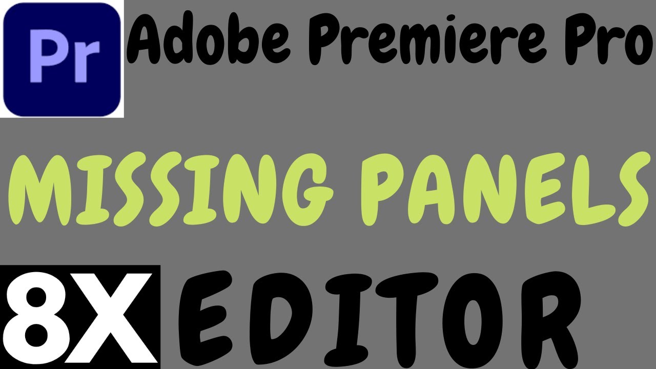 ADOBE PREMIERE PRO MISSING PANELS RECOVER KAISE KARE PREMIERE PRO 8X ...