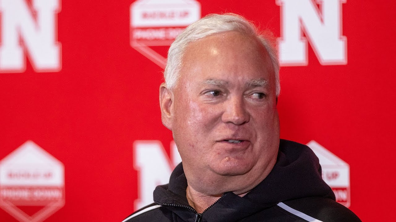 Nebraska's Mark Whipple "When i walk around being a nice guy it just ...