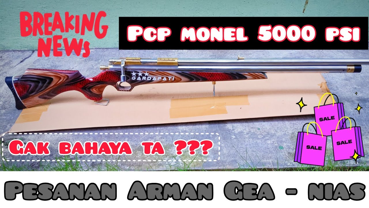 KEREN REVIEW SENAPAN ANGIN PCP MONEL GARDAPATI 5000 PSI - YouTube