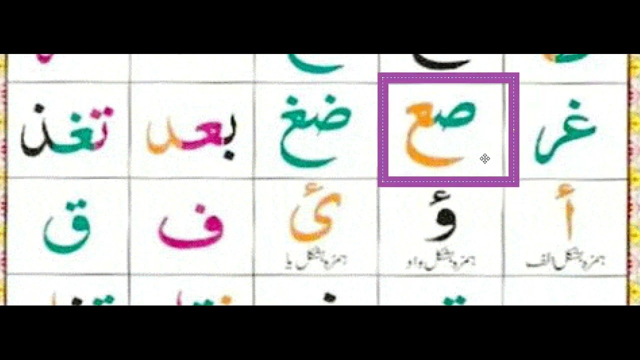 How to Learn Noorani Qaida Lesson 2 Part 3 - Arabic Alphabets for ...