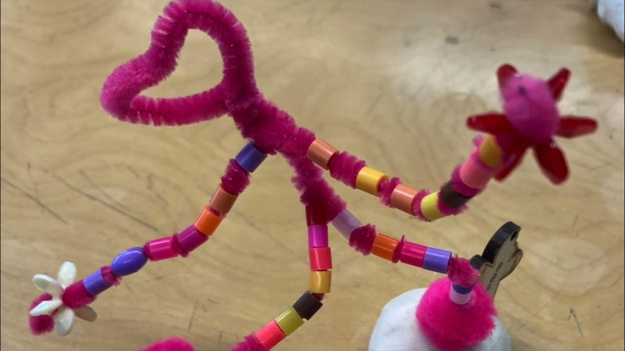 Pipe cleaner FIGURES: elementary art - YouTube
