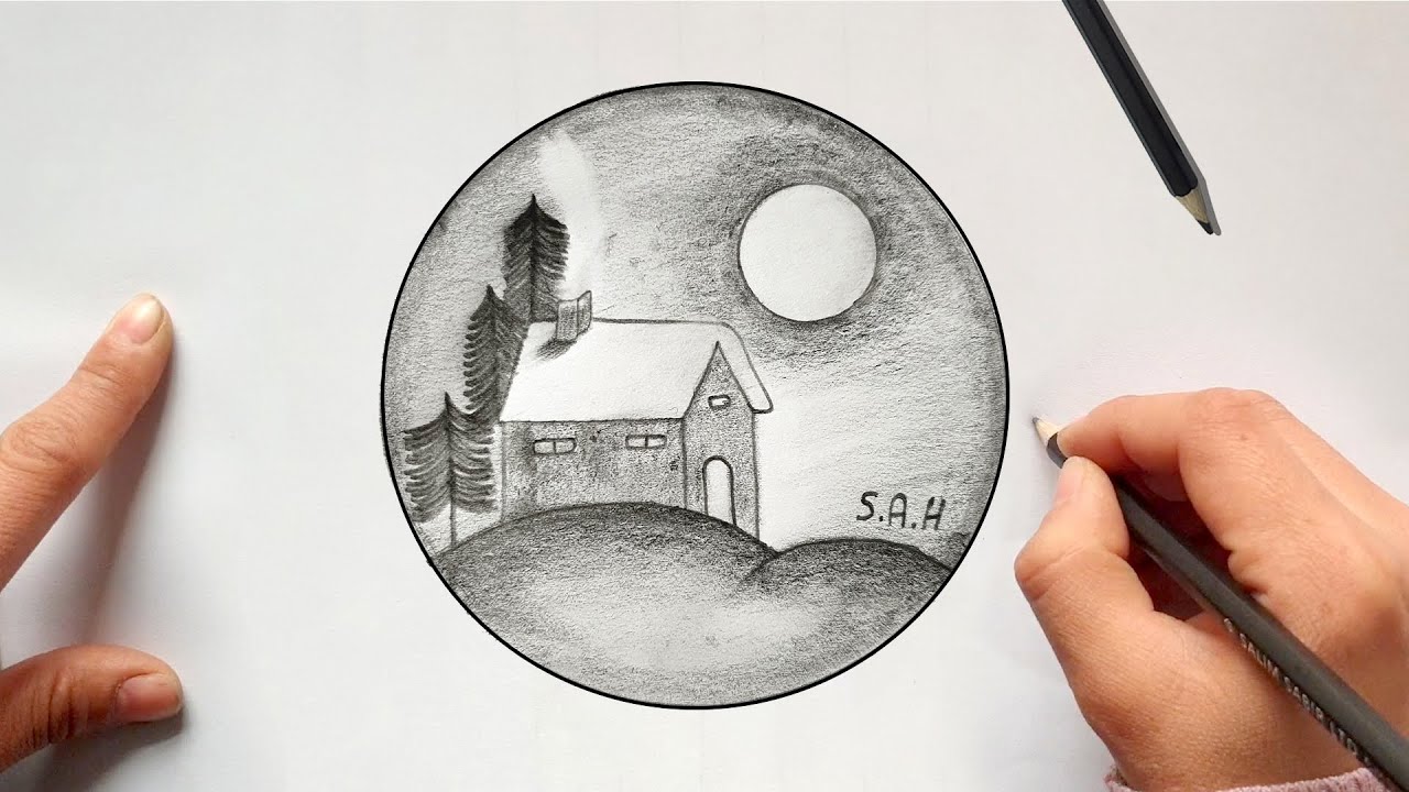 Beautiful fast Pencil Drawing #drawing_art - YouTube