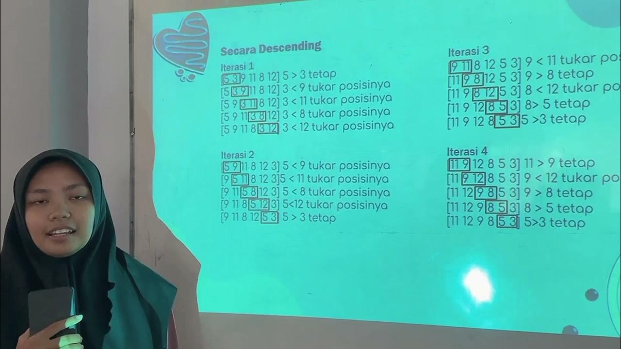 TUGAS PRESENTASI STRUKTUR DATA "BUBBLE SORT" - YouTube