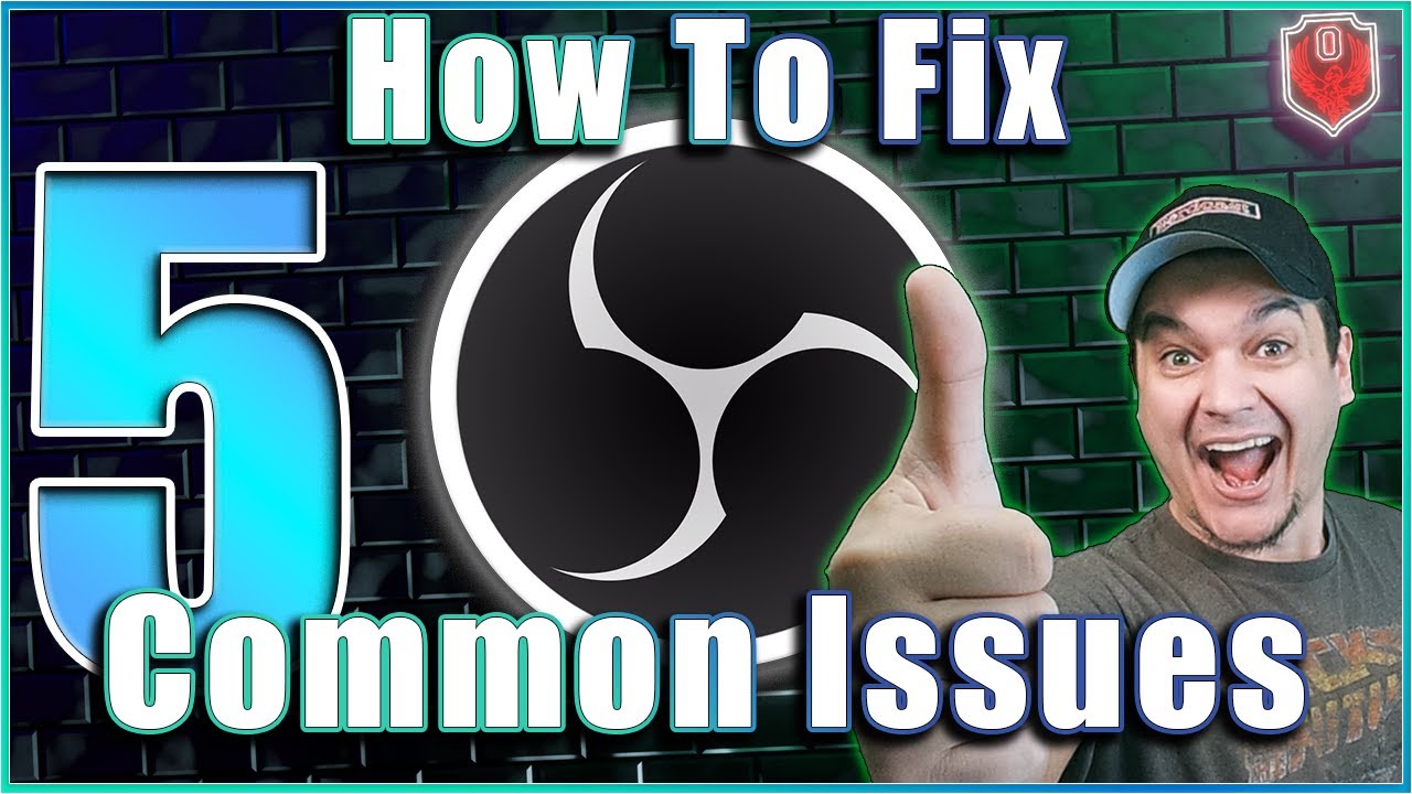 Learn to fix 5 common problems in OBS Studio - YouTube