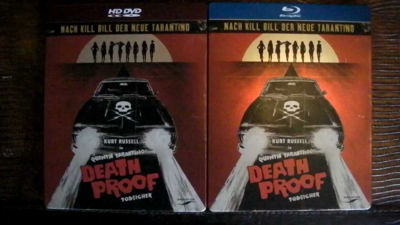 DEATH PROOF BLU RAY AND HD-DVD STEELBOOK - YouTube