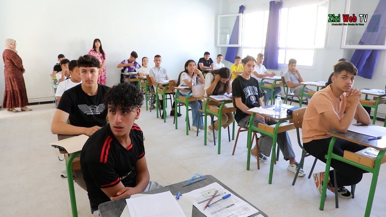 Début De L’examen Du BEM 2024 à Tizi-Ouzou ... Lundi 03 Juin 2024 ...