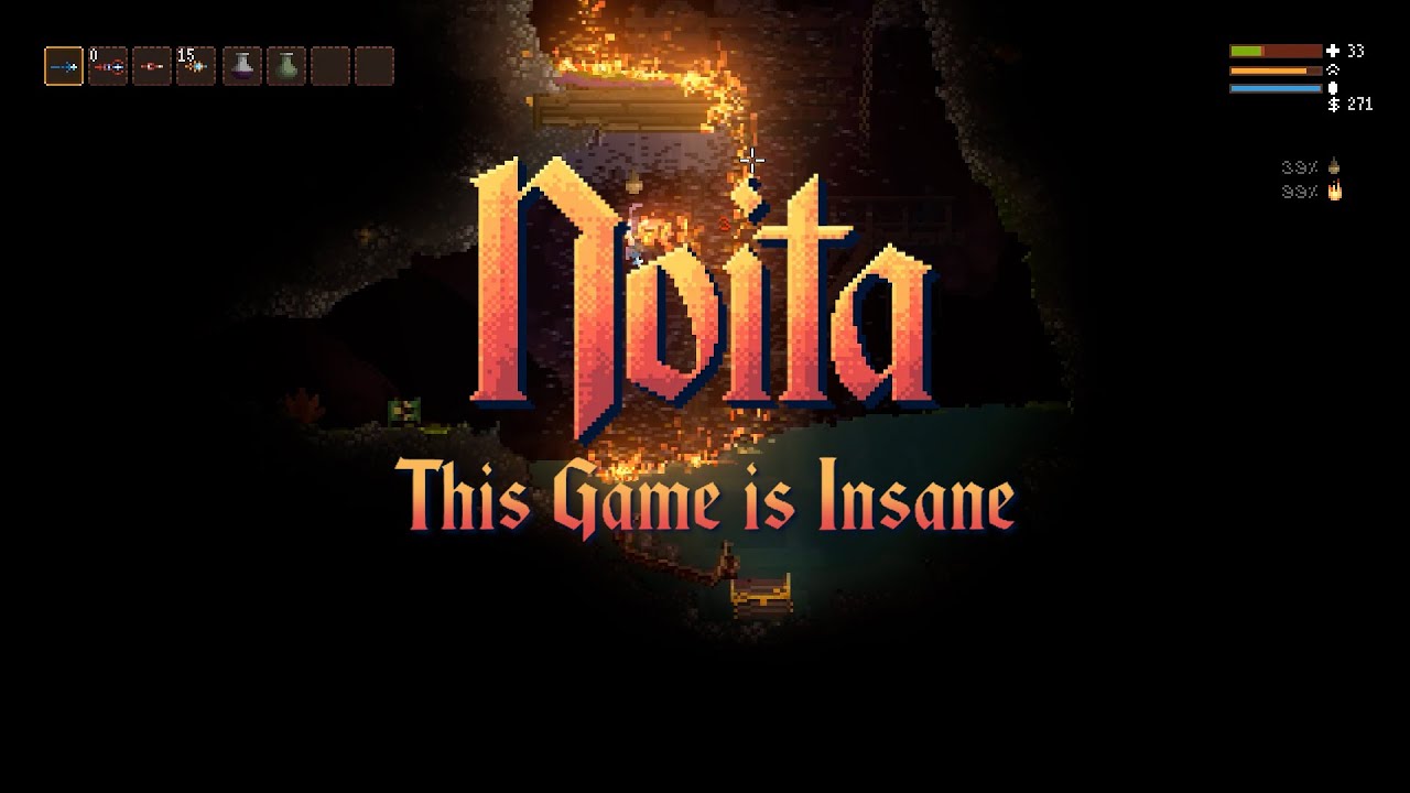 Noita - This game is Insane - New Player - YouTube