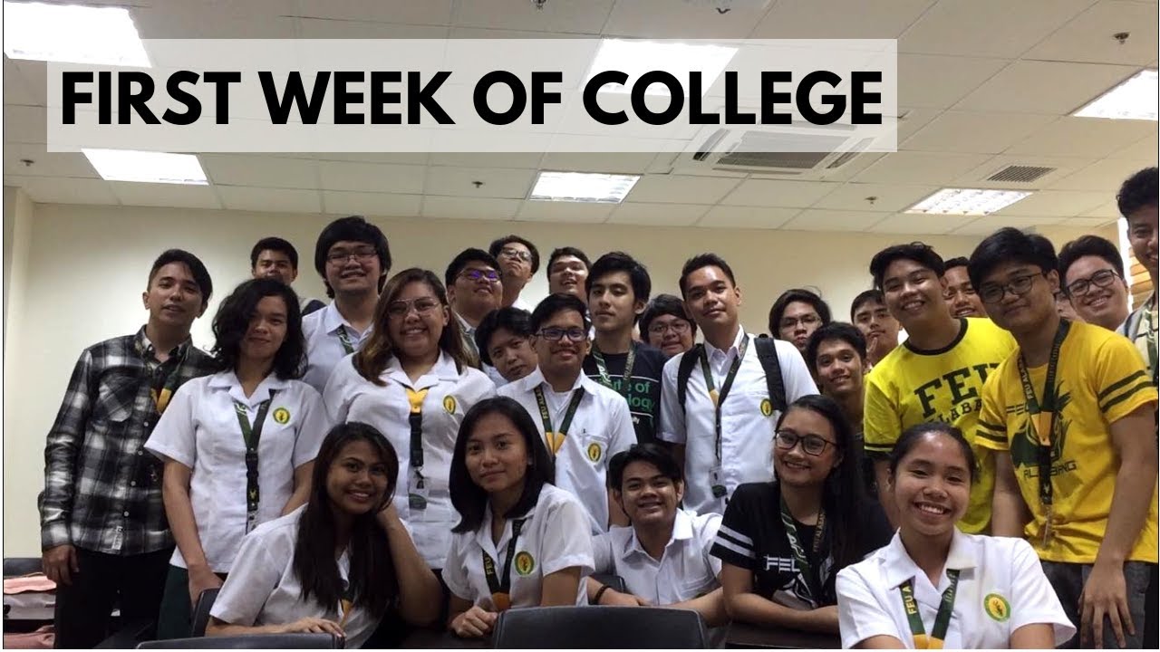 My First Week of College at FEU Alabang (BSCS) - YouTube