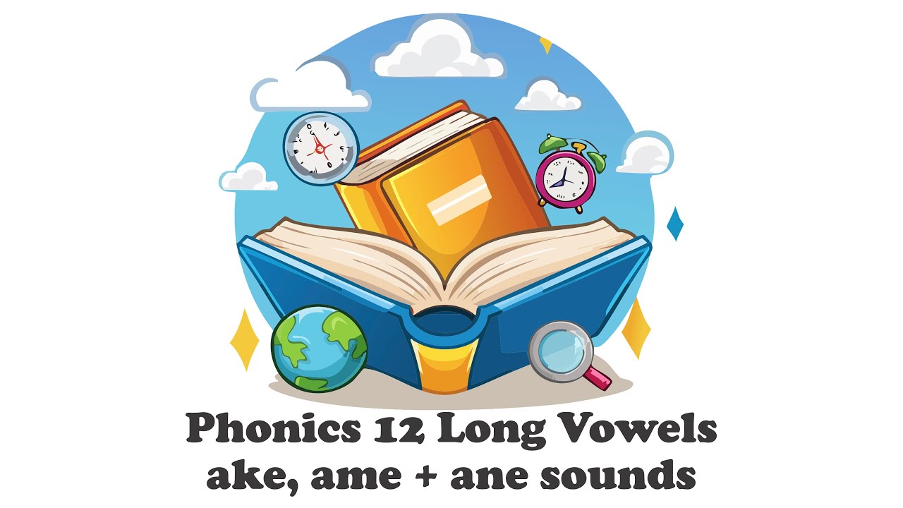 Phonics 12, Using Long Vowels ake, ame + ane sounds, Basic English For ...