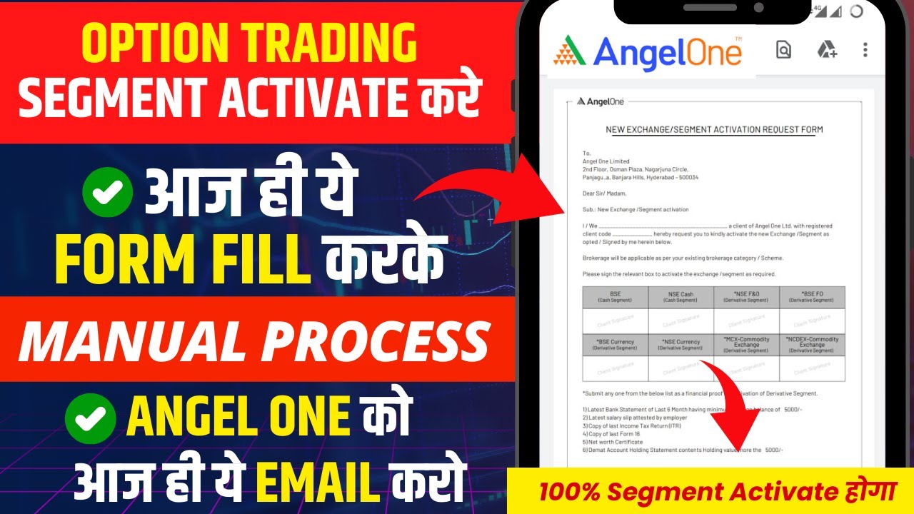 How to Active F&O Segment in Angel One-2024 | Active Option Trading ...