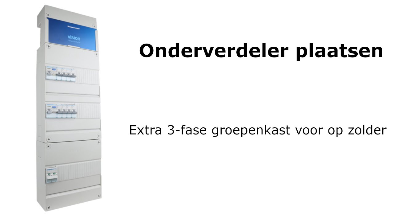 Onderverdeler plaatsen (extra groepenkast) - YouTube