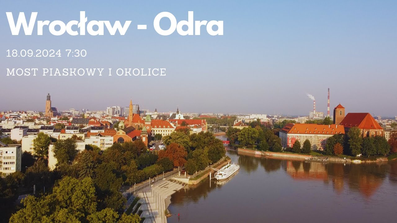 Wrocław - Odra (centrum) 18.09.2024 - YouTube